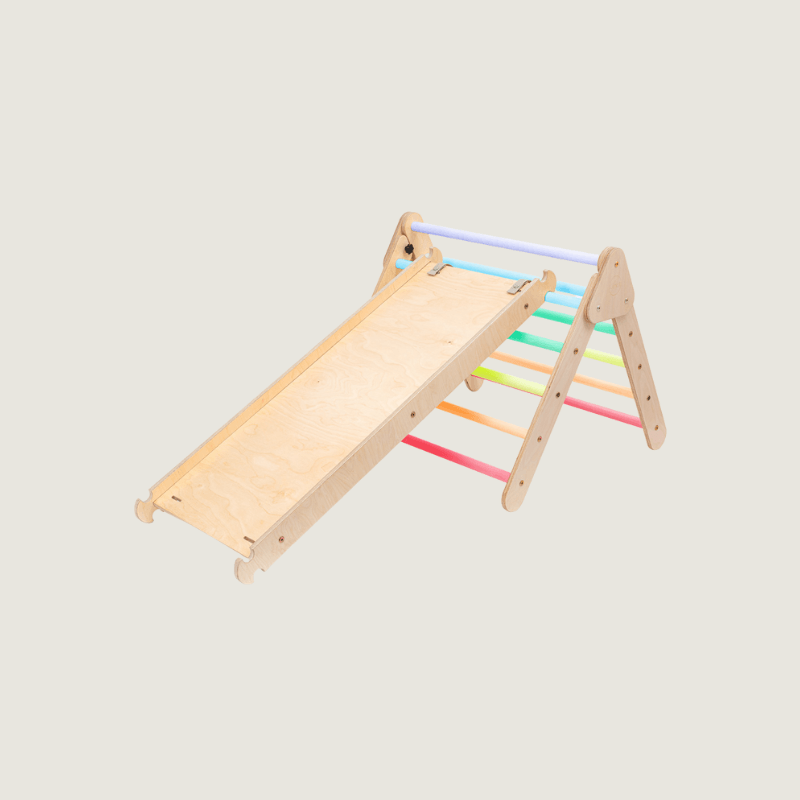 Jindl inklapbaar klimrek met glijbaan – Tiny Library